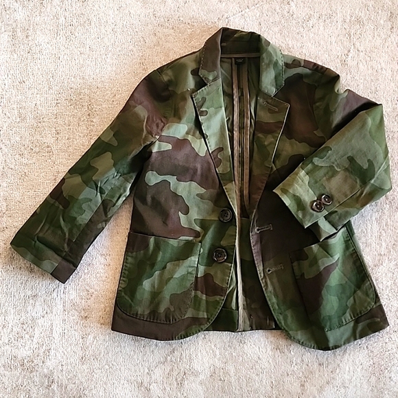 J. Crew | Jackets & Coats | Jcrew Crewcuts Camouflage Blazer | Poshmark